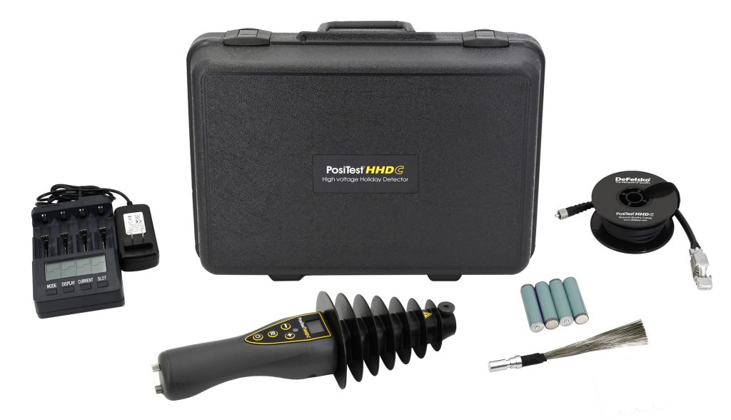 เครื่องตรวจสอบความต่อเนื่องฟิล์มสี Positector HHD C High Voltage